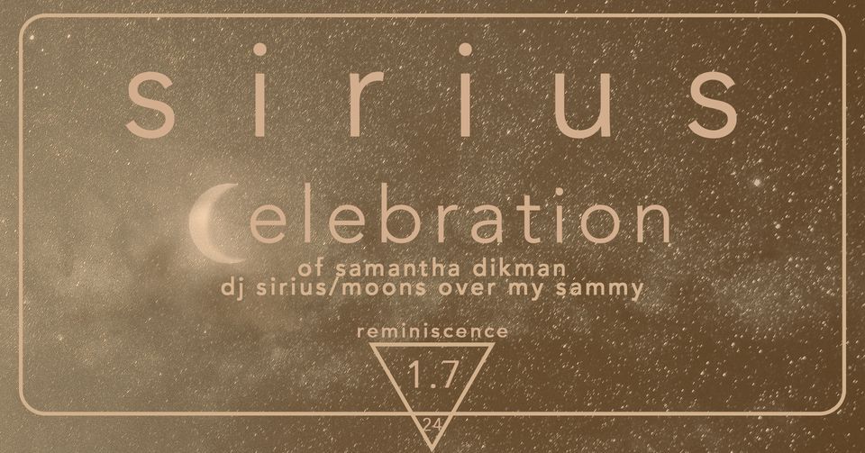 SIRIUS - Celebration of Samantha Dikman, Hooch and Hive, Tampa, 7 January 2024