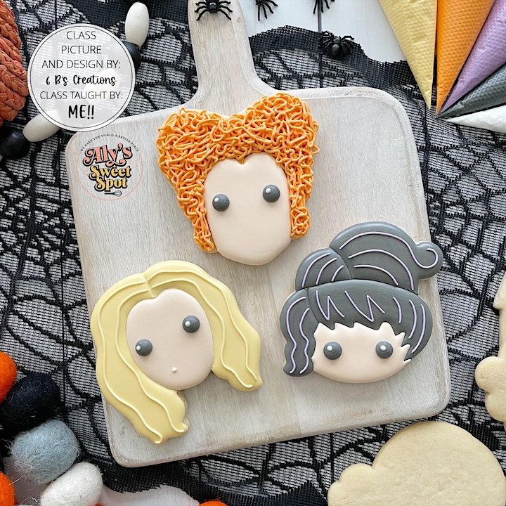 Hocus Pocus Cookie Decorating Class - Beginner Friendly - Sip and Decorate, Ventura Coast ...
