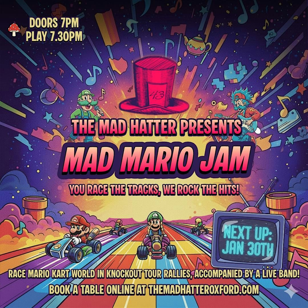 The Mario Kart Live Band - Knockout Tour, The Mad Hatter, Oxford, 30 ...