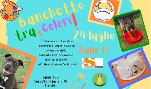 Banchetto tra i colori!, Scodinzolando - Canile Fusi Lissone, 24 July 2021