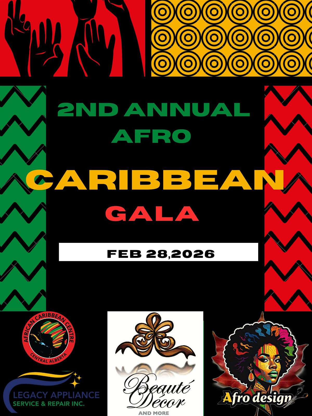 The 2nd Annual Afro-Caribbean Gala, Festival Hall, Red Deer, 28 ...