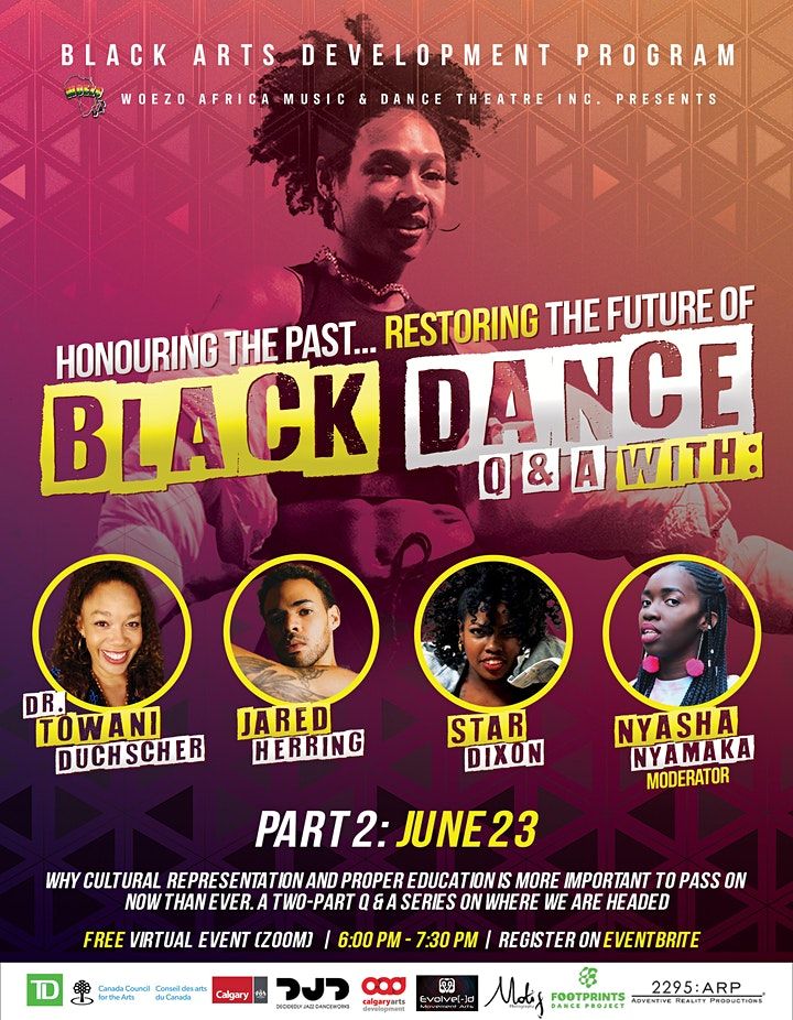Honouring The Past... Restoring The Future Of Black Dance, Online, 23 ...