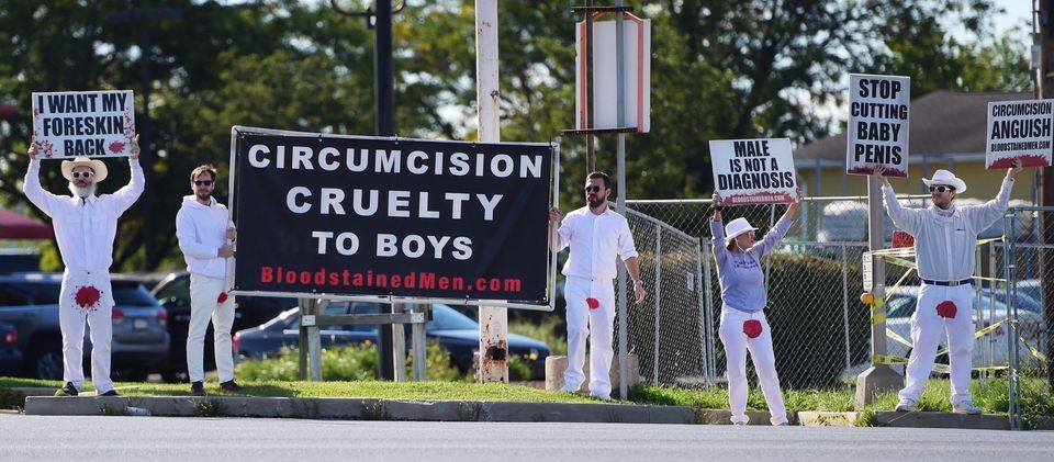 Chester Circumcision Crisis Protest, W Hundred Rd and Jefferson Davis ...