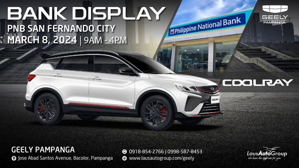 Geely Coolray Display at PNB San Fernando City, Pnb San Fernando ...