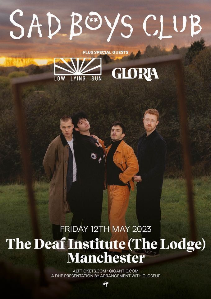 Sad Boys Club live at The Deaf Institute, Manchester, The Deaf ...