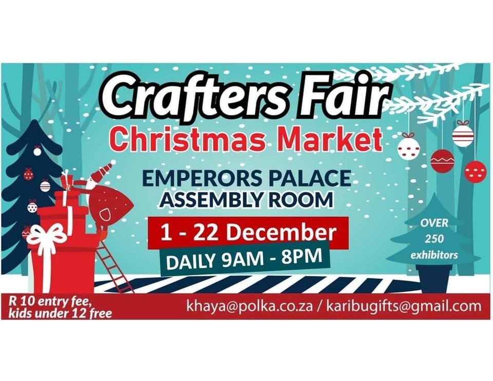 Crafters Fair , Emperors Palace, Kempton Park, 1 December 2023