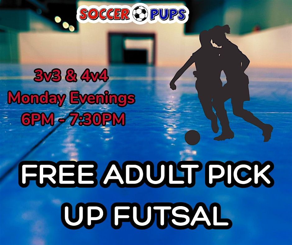 Free Pick up Futsal Games for Adults, Soccer Pups Downingtown, 26 ...