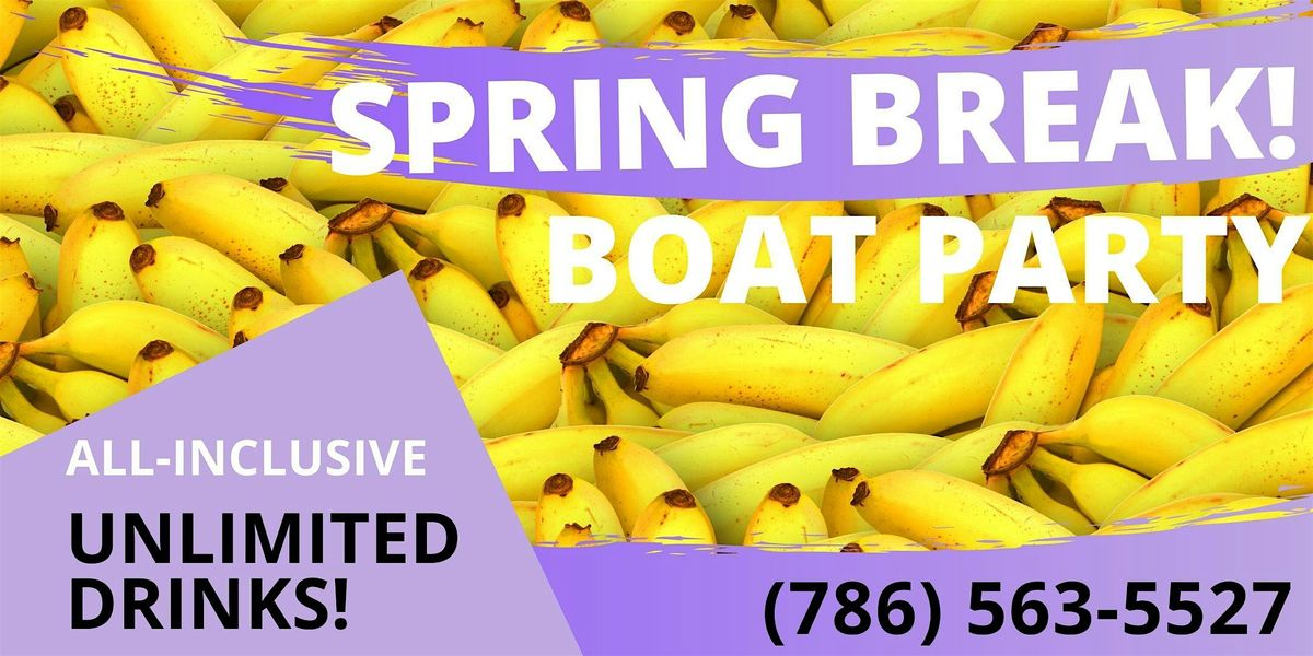 #Craziest Spring BREAK! BOAT PARTY in MIAMI!, 401 Biscayne Blvd, Miami, 9 December 2023
