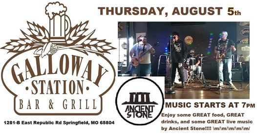 Ancient Stone Returns To Galloway Station!!!, Galloway Station ...