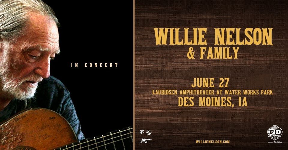 Willie Nelson & Family at Lauridsen Amphitheater at Water Works Park ...