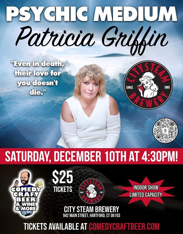 Psychic Medium Patricia Griffin at City Steam, City Steam Brewery, Hartford, 10 December 2022