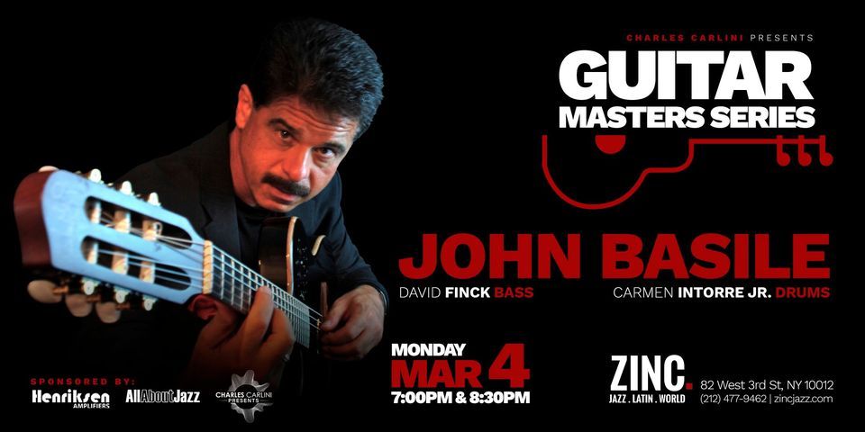 Guitar Masters Series: John Basile, Zinc Bar, New York, 4 March 2024