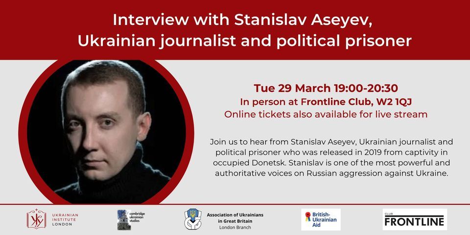 Interview with Stanislav Aseyev, Ukrainian journalist and political ...