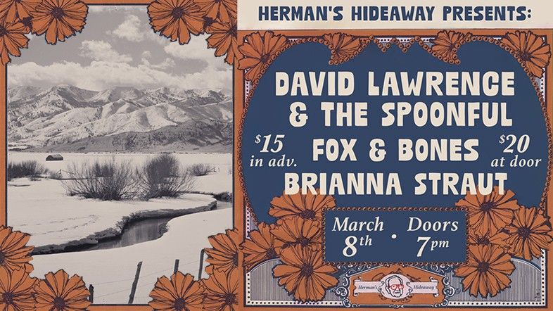 David Lawrence & The Spoonful w/ Fox & Bones & Brianna Straut, Herman's ...