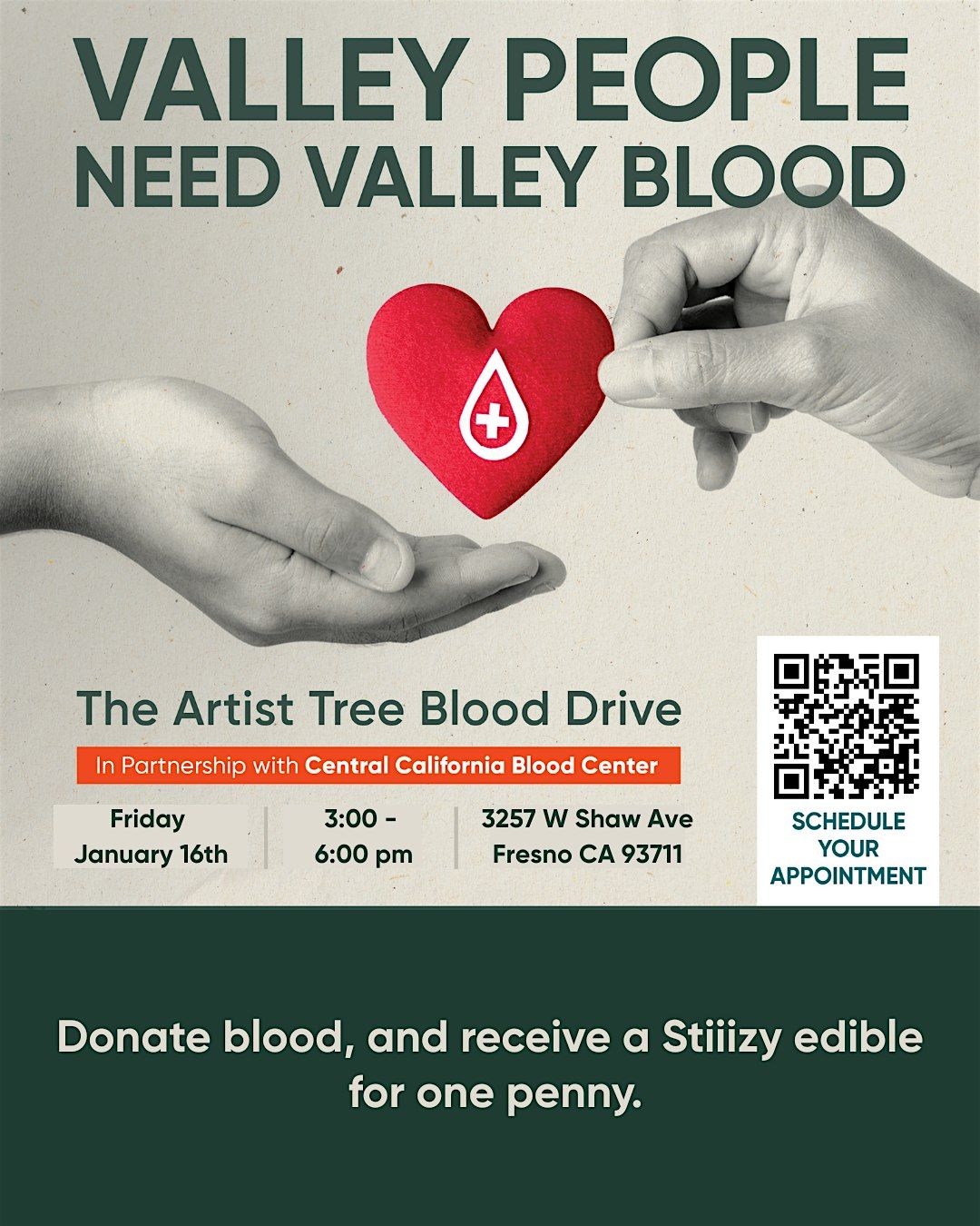 Blood Drive at The Artist Tree, The Artist Tree Dispensary Fresno Shaw ...