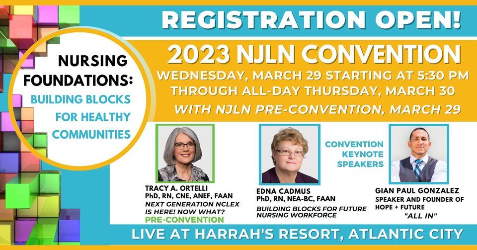 2023 NJLN Convention, Harrah's Resort Atlantic City, 29 March 2023