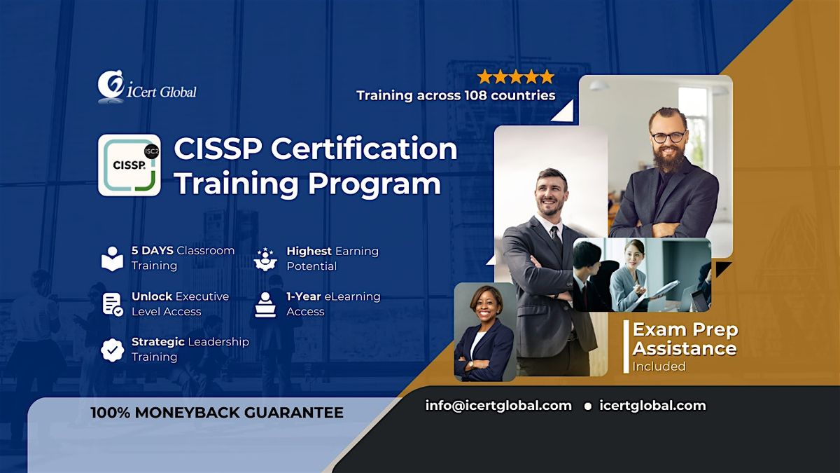 CISSP Certification | ISC² Exam Preparation Program in Atwood, CA, 180 ...
