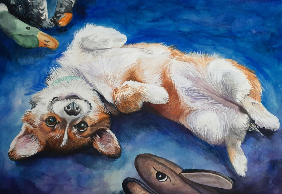 Paint Your Pet in Watercolor with Instructor Hannah Complin, ART ZONE ...