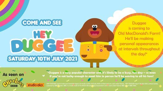 Hey Duggee, Old MacDonald's Farm & Fun Park, Brentwood, 10 July 2021
