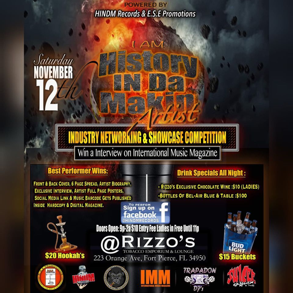I AM HISTORY IN DA MAKIN ARTIST INDUSTRY NETWORKING and SHOWCASE ...