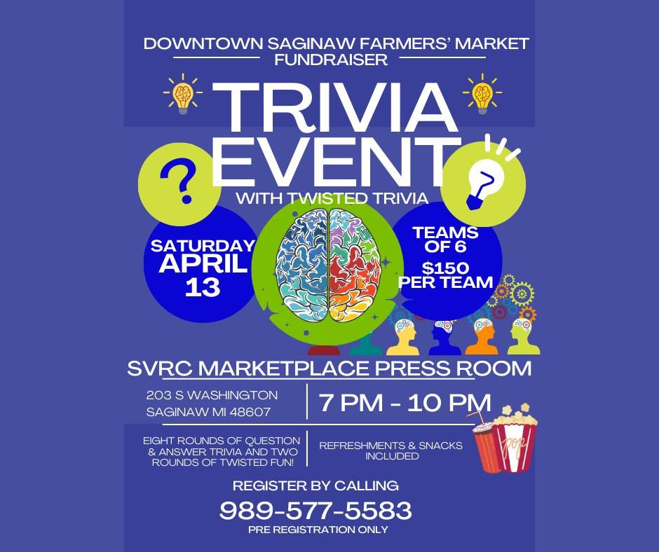 DSFM TEAM TRIVIA EVENT, 203 S. Washington @ SVRC Marketplace, Suite ...