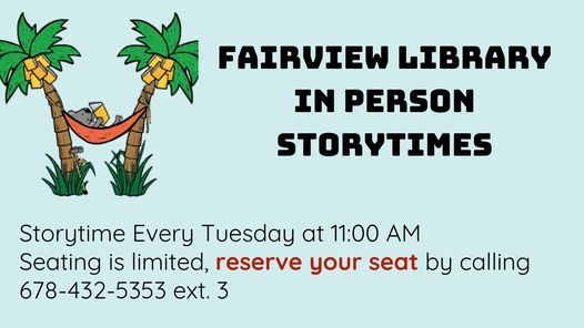 Fairview Library In Person Storytimes, Fairview Public Library ...