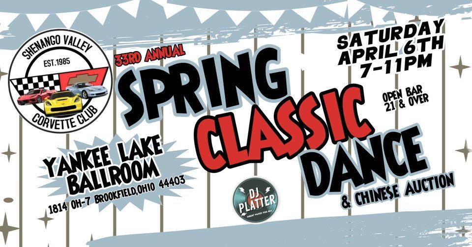 Shenango Valley Corvette Club Spring Classic Dance , Yankee Lake ...
