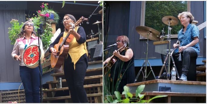 Twowheeler and the Mitchell Sisters at the Yurt, The CorUnum Yurt ...
