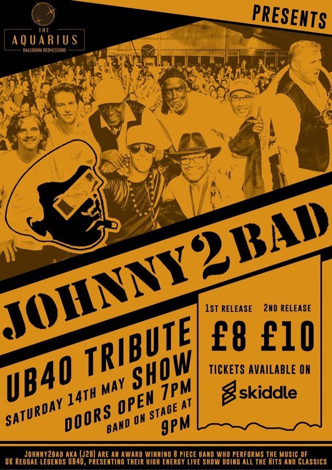 Johnny 2 Bad UB40 Show, the Aquarius Hednesford, Lichfield, 14 May 2022