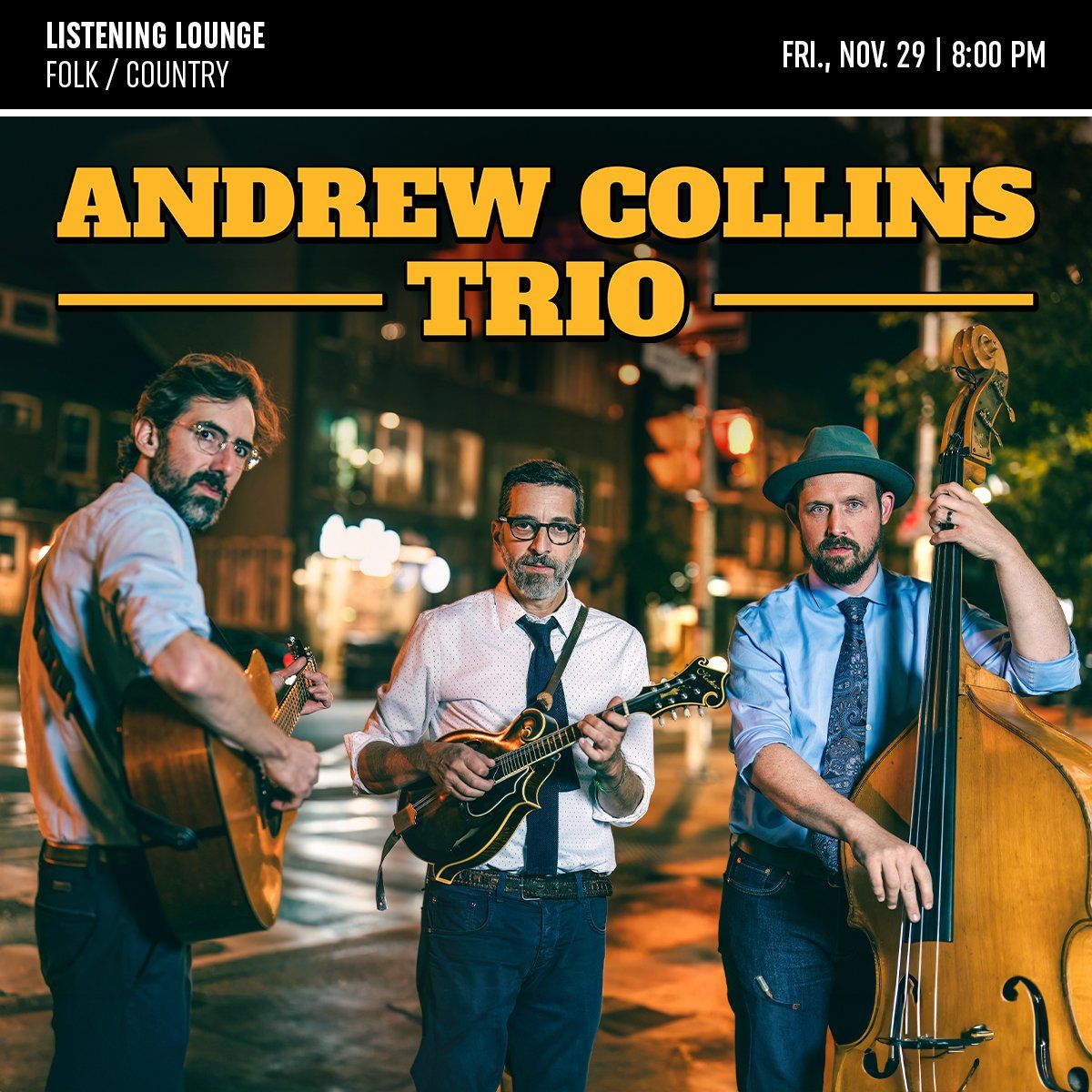 Andrew Collins Trio at Village Theater at Cherry Hill, Village Theater ...