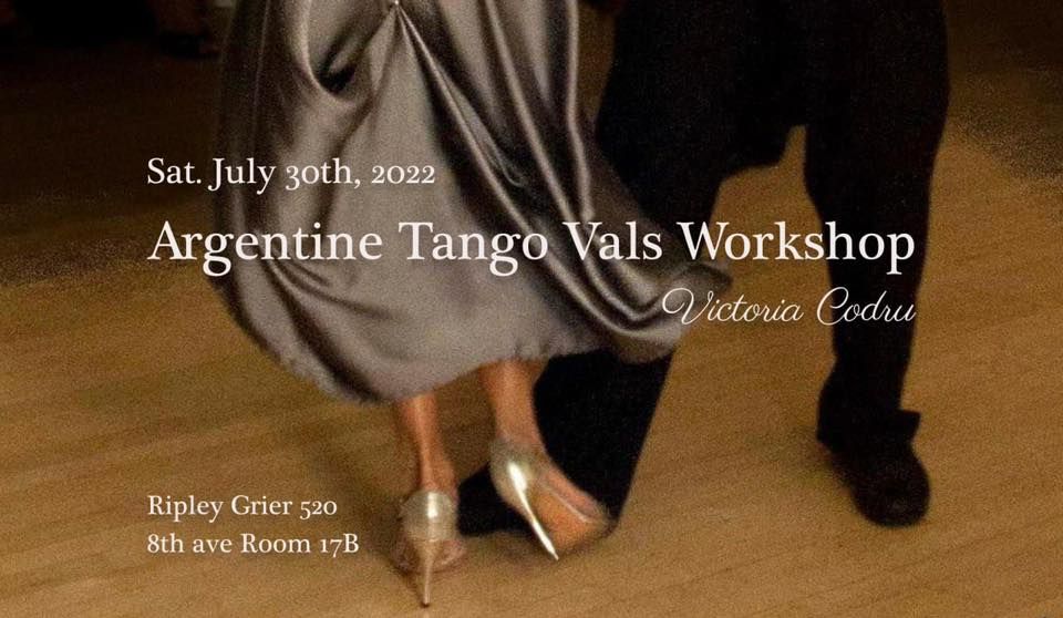 Argentine tango Vals Workshop + Milonga class+ Argentine Tango beginners class, 520 8th Ave, New ...