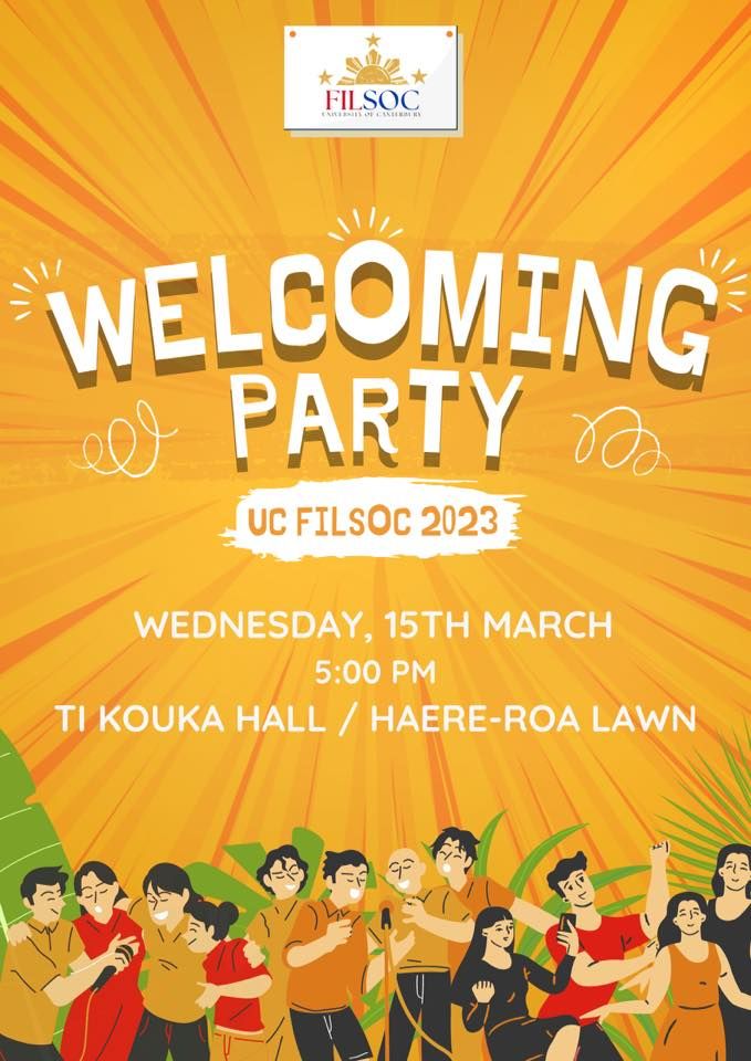 UC FilSoc Welcoming Party, Haere-roa, Christchurch, 15 March 2023