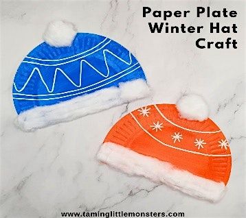Art in the Park: Paper Plate Winter Hats, Clay Pit Ponds State Park ...