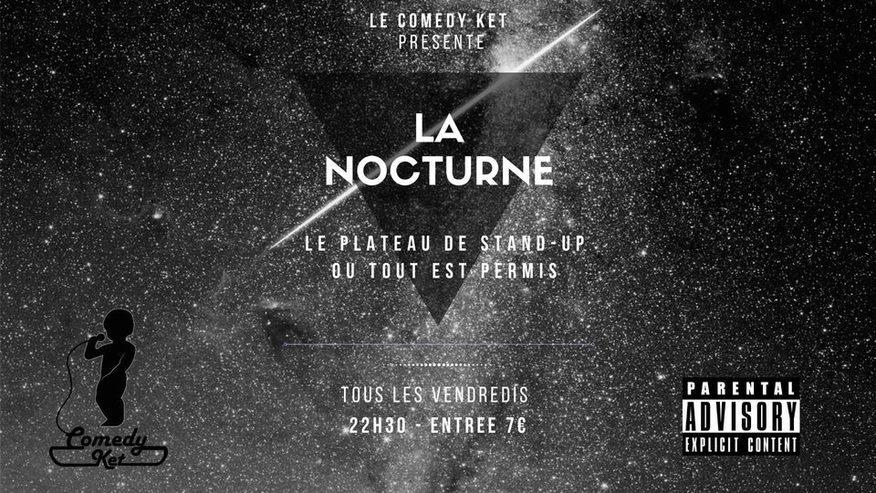 La nocturne, plateau de stand up, Comedy Ket, Brussels, 10 February 2023