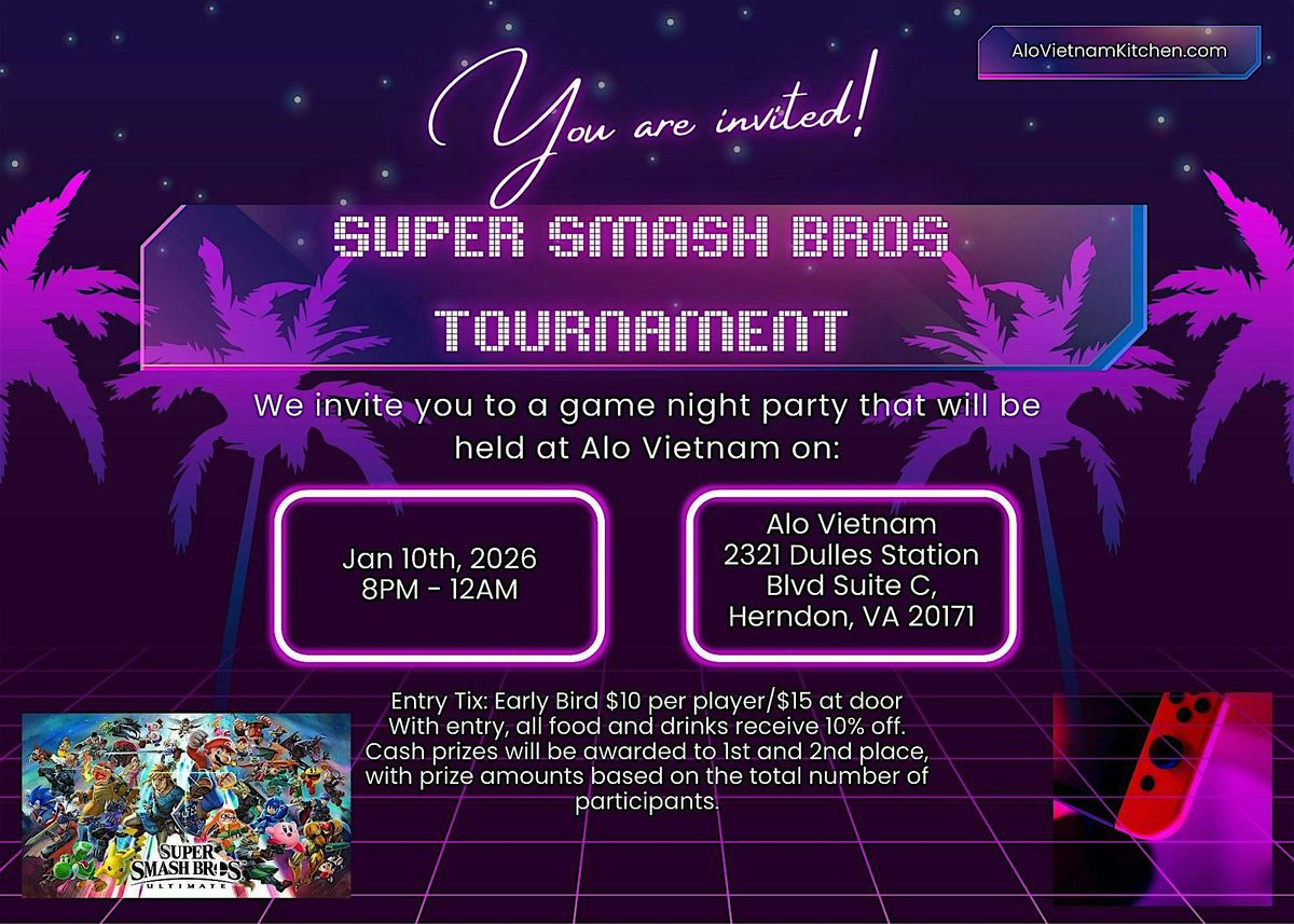 Super Smash Bros Tournament hosted by Alo Vietnam, Alo Vietnam ...