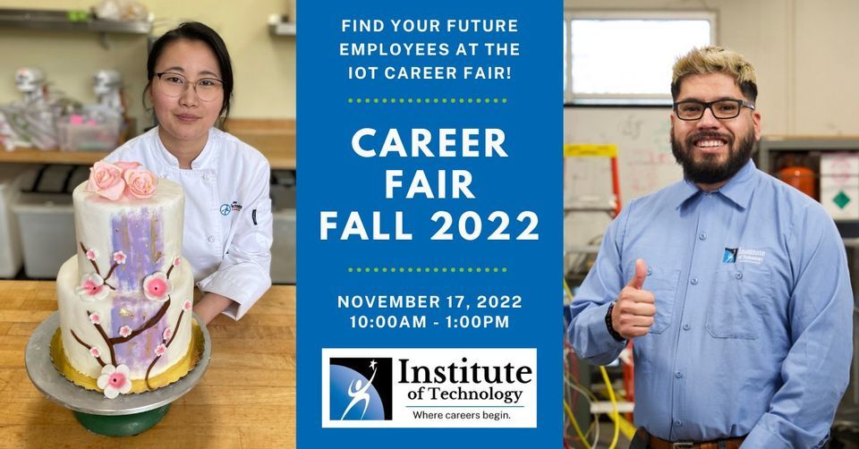Institute of Technology Career Fair Fall 2022, Institute of Technology ...
