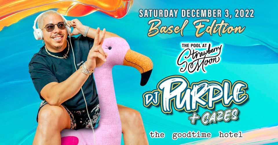 DJ Purple + Cazes - Sat. December 3rd, Strawberry Moon, Miami, 3 ...