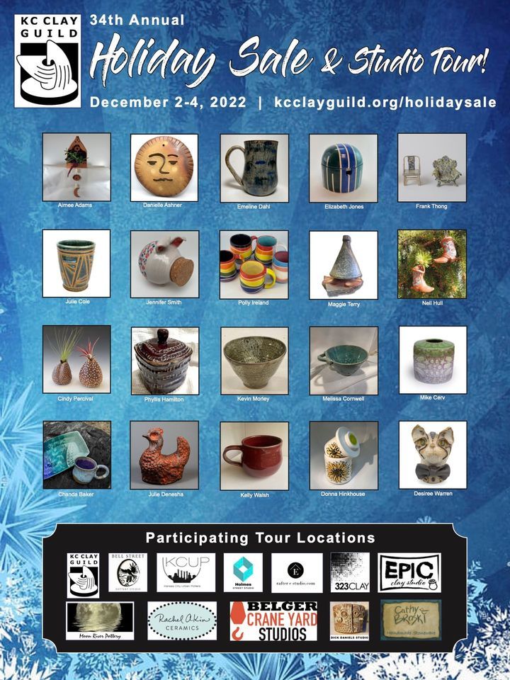 KC Clay Guild Holiday Pottery Sale and Studio Tour, KC Clay Guild ...