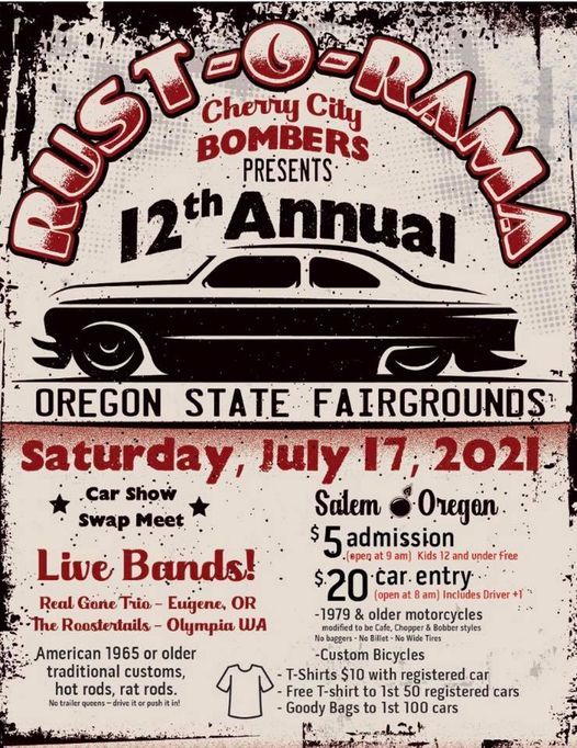 Rust-O-Rama 2021, Oregon State Fairgrounds, Salem, 17 July 2021