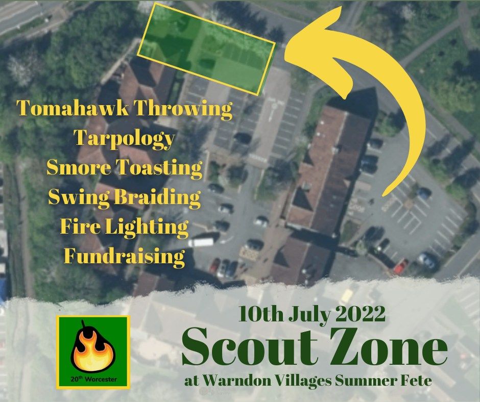 Scout Zone at Warndon Villages Summer Fete, Lyppard Hub, Worcester, 10 ...