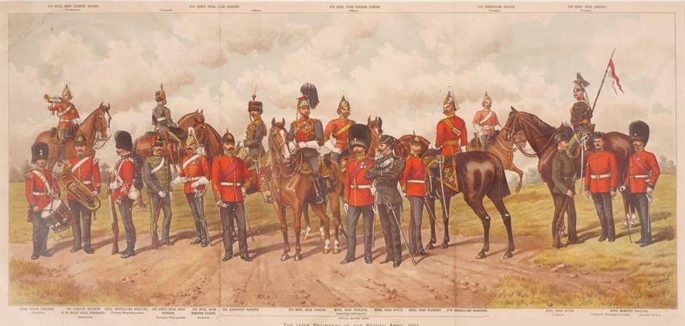 Combined Irish Regiments Centenary Parade, King Charles Street, London ...