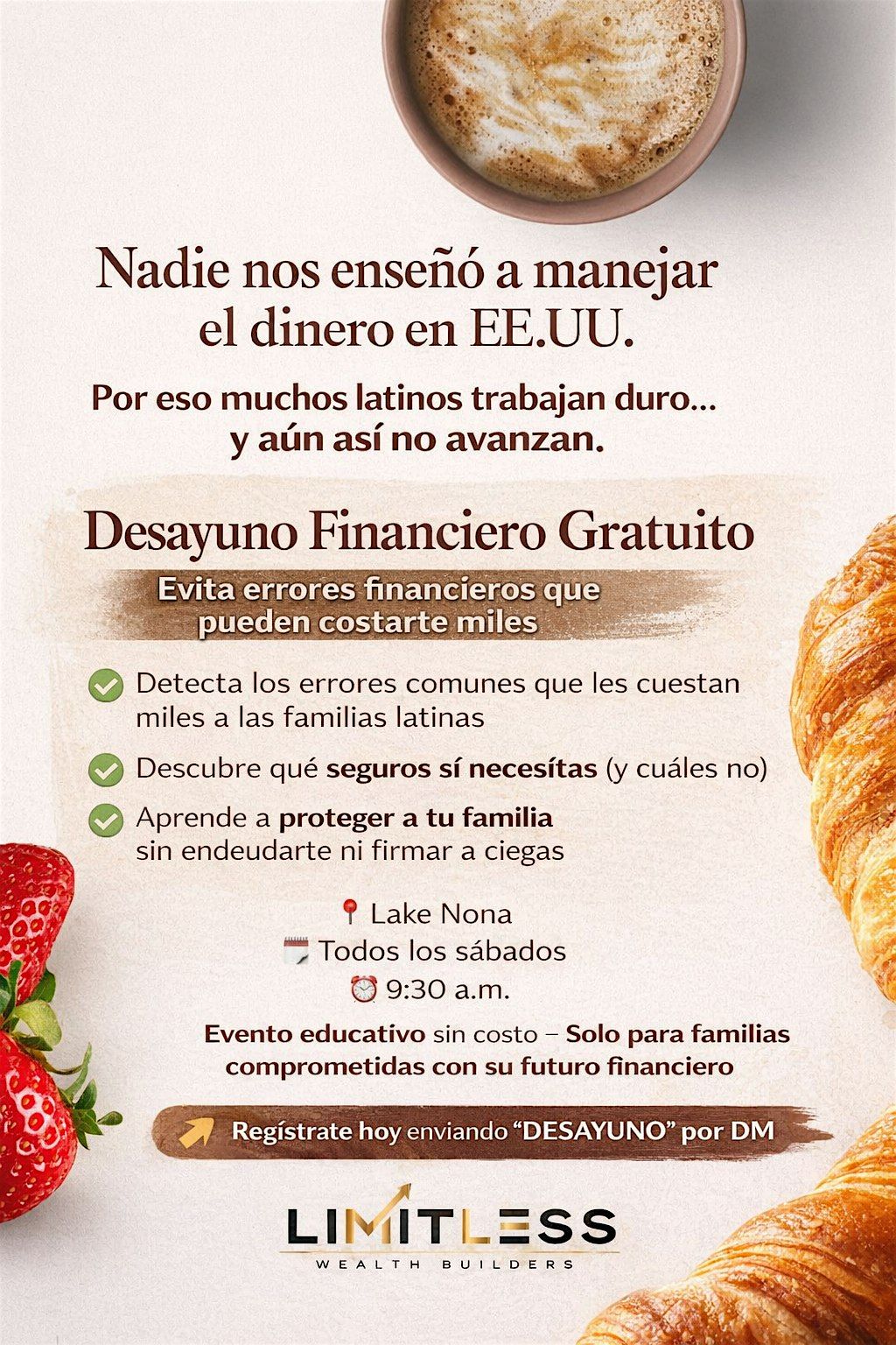 Desayuno Financiero Gratuito, KP Financial Firm, Orlando, 10 January 2026