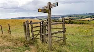 Lewes Castle, Jack & Jill windmill, Ditchling Beacon and South downs ...
