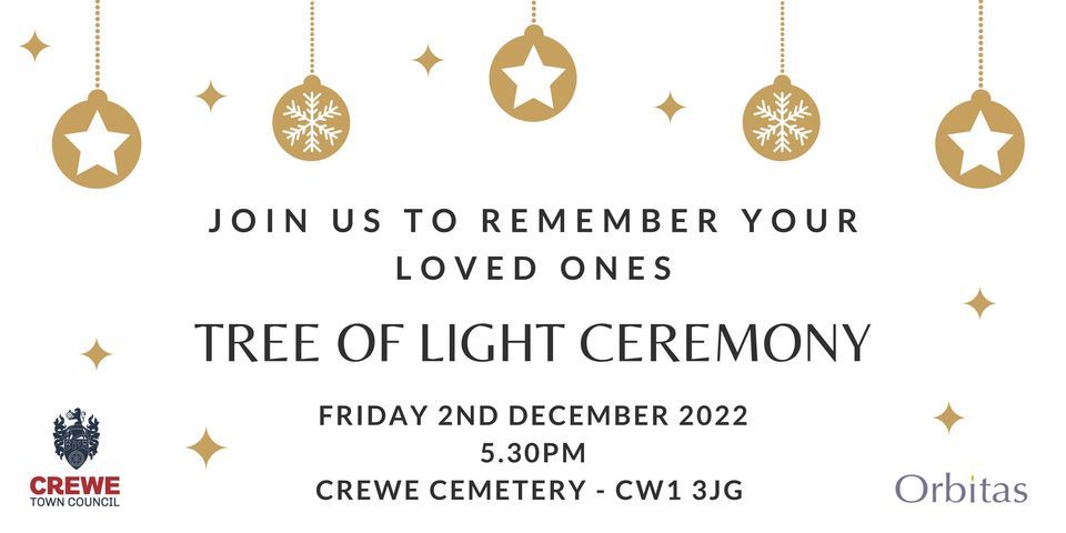 Crewe Tree of Light Service 2022, Crewe Cemetery & Crematorium, 2 ...