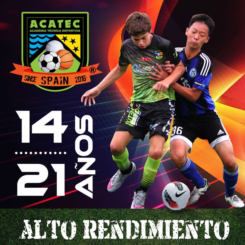 Curso Alto Rendimiento Verano 2022 (de 14 a 21 años), Acatec España ...