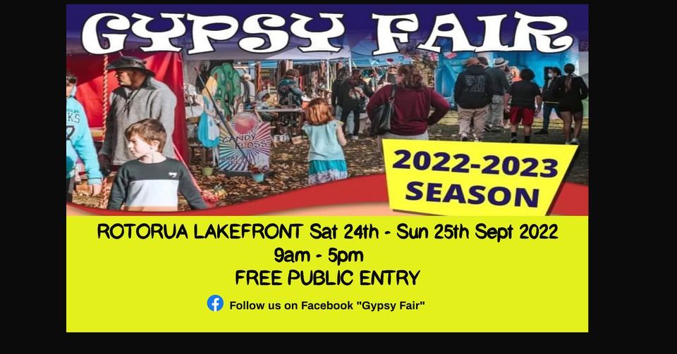 Rotorua Gypsy Fair 2022, Village Green Rotorua, 24 September to 25 ...