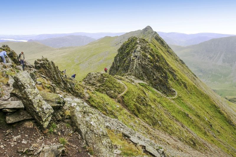 Helvellyn - Striding Edge & Swirral Edge Guided Walk, Glenridding ...