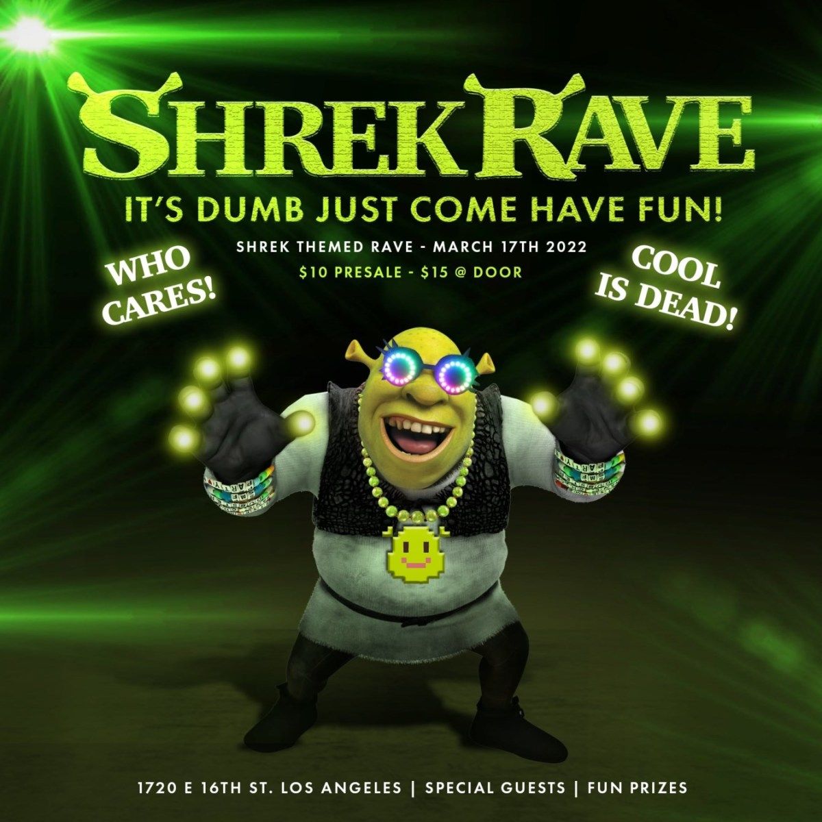 Shrek Rave (Concert), Strummers, Fresno, 15 March 2024