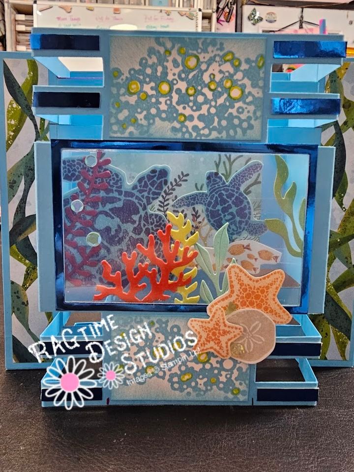 Under the Sea Tower Card, RAGTime Design Studio, Tucson, 11 July 2023