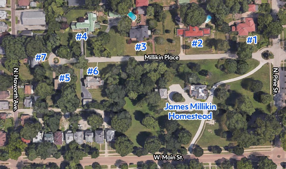 Mansions of the Prairie Self-Guided Walking Tours, James Millikin ...